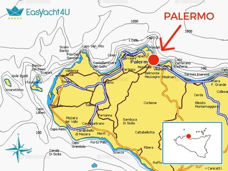 Palermo yacht marina: yacht agents, anchorages and services in Palermo